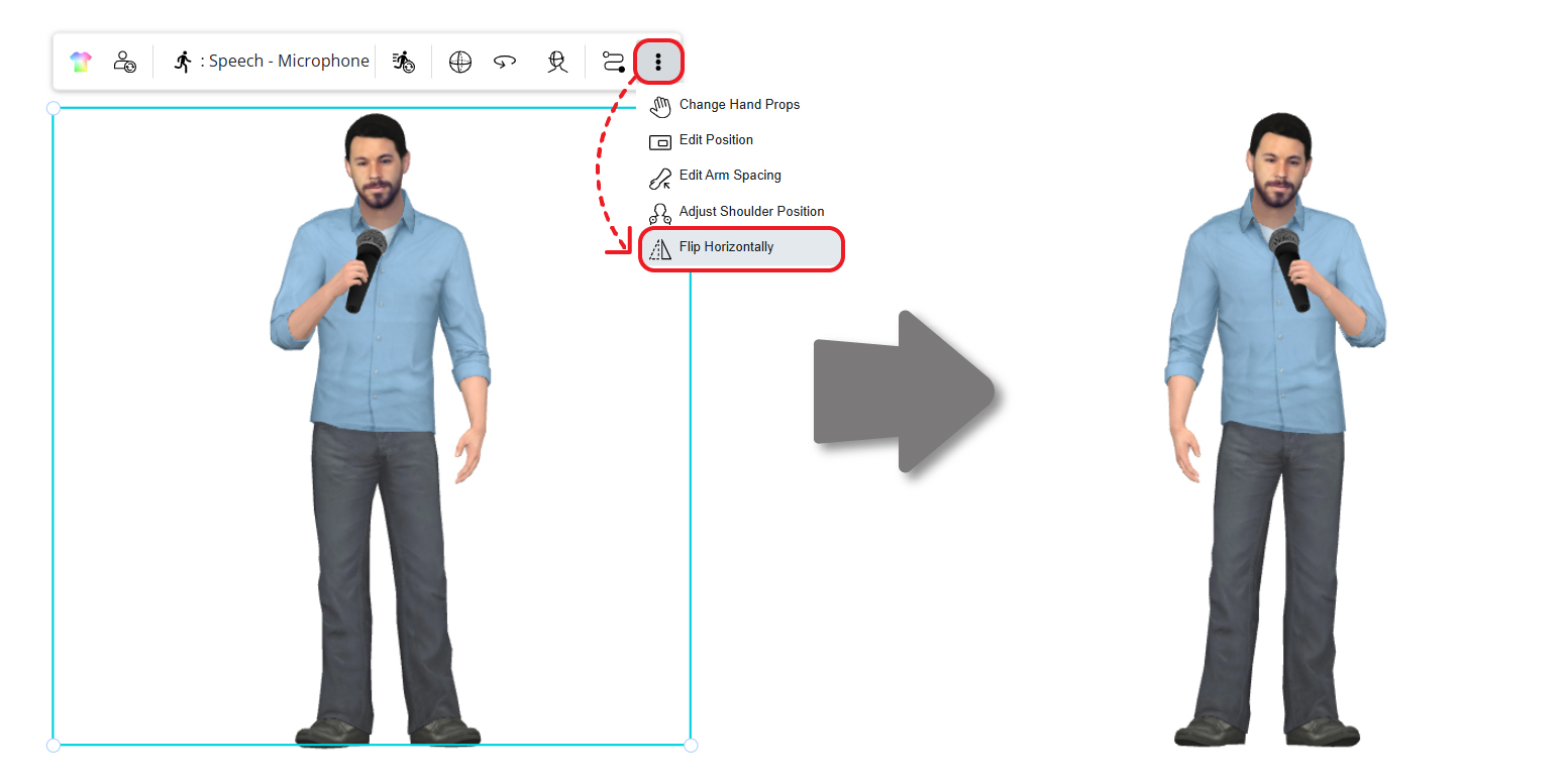 How to Flip 3D Character Action for Prop Continuity - AniFuzion