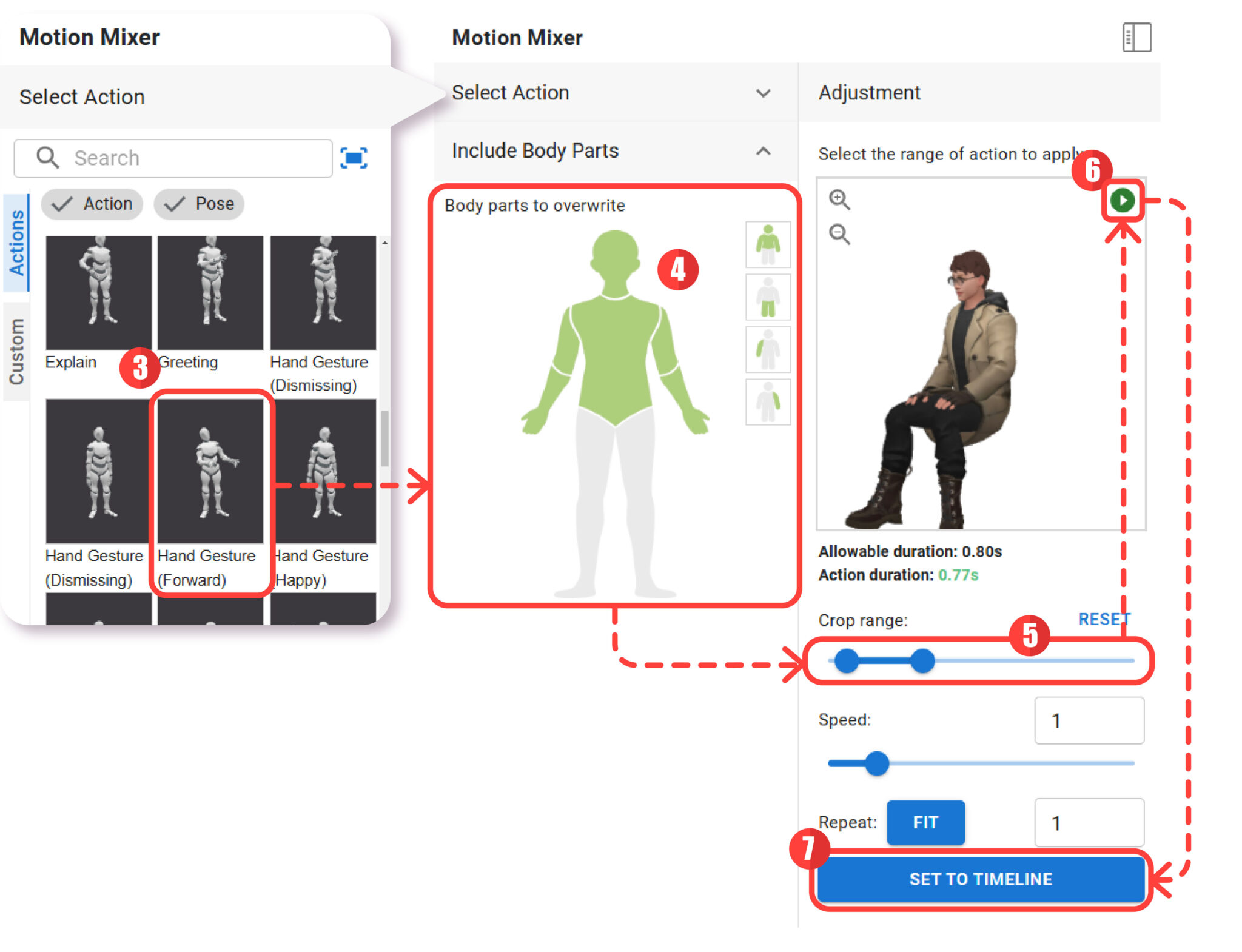 Creating a Dance Competition Scene with Motion Mixer - AniFuzion